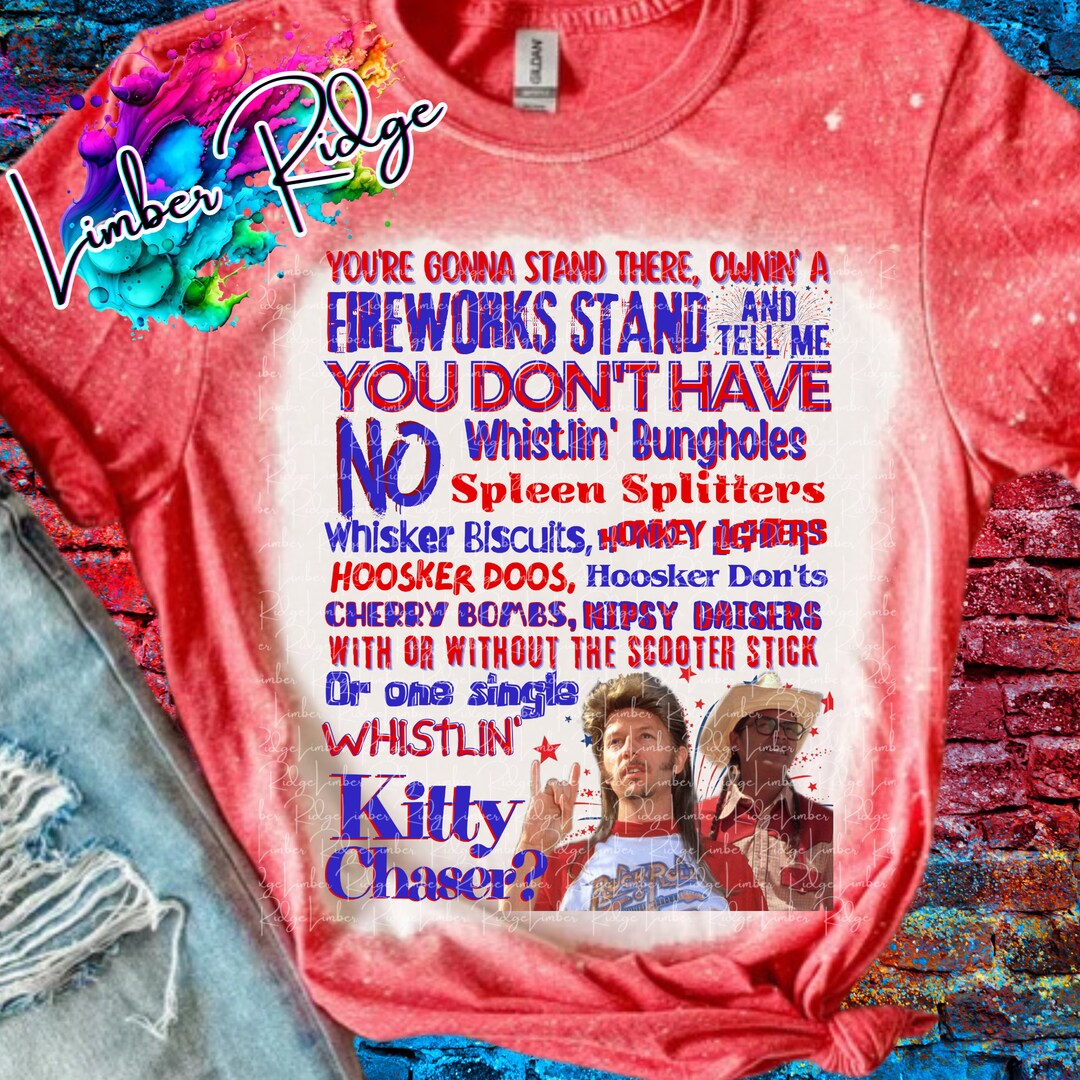 Joe Dirt, Fireworks Png, Sublimation, DTF - Etsy