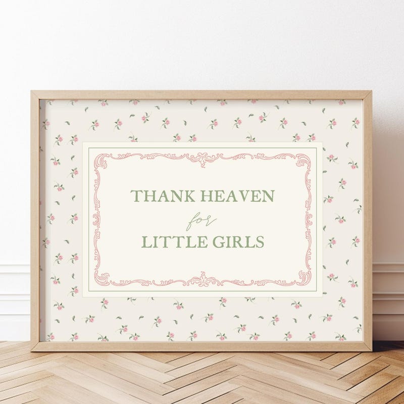 Vintage Peach Nursery Art - Etsy