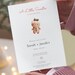 Gingerbread Man Baby Shower Invitation Minimalist Winter Baby - Etsy