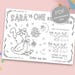 Silly Goose Birthday Activity Sheet: Party Placemat & Coloring Page - Etsy