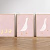 Silly Goose Wall Art, Pastel Pink Goose Poster, Silly Goose Nursery ...