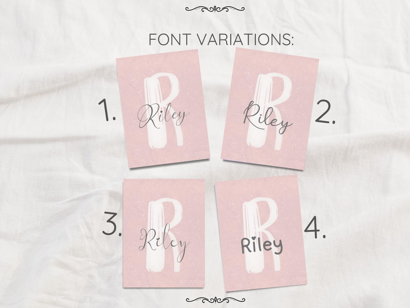 Personalized Girl Name Poster Triptych, Pastel Color Silly Goose ...