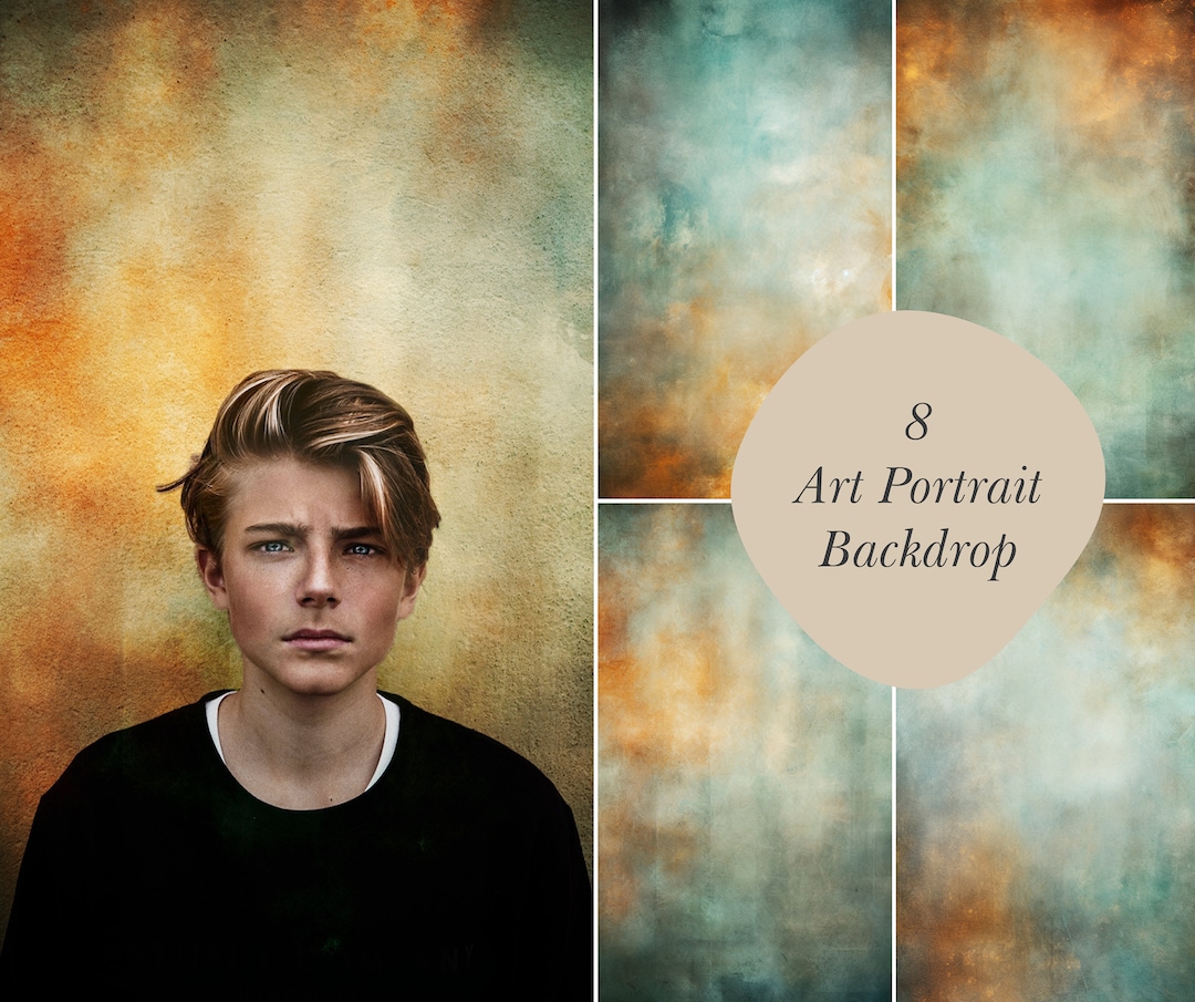 8 Art Portrait Backdrop, Backdrops Bundle, Studio Backdrop, Indoor ...