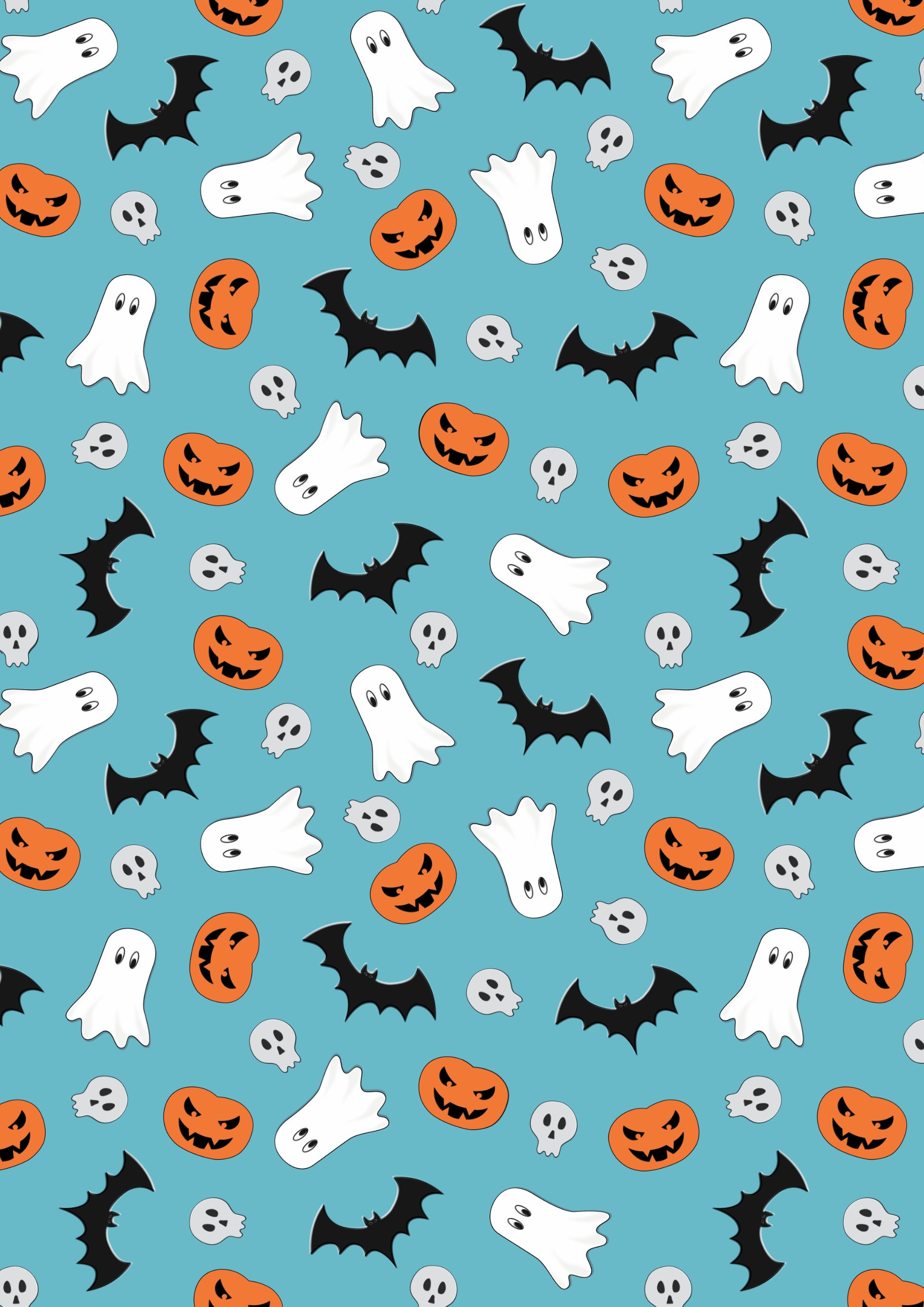 Halloween Bundle in Png, Paper Decorations, Halloween Print Designs ...