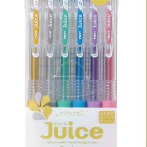 Pilot Juice Metallic Gel Pen, Set of 6, Set of 5, 0.5mm - Etsy