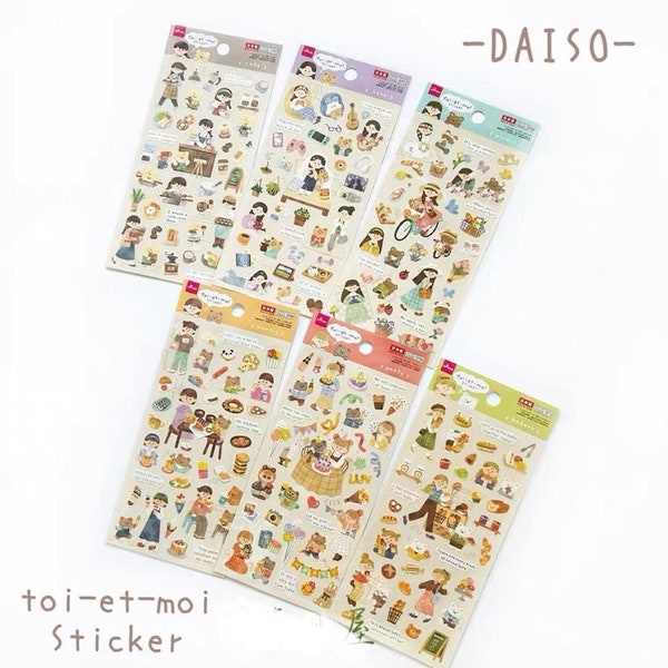 Daiso Japan Stickers - Etsy