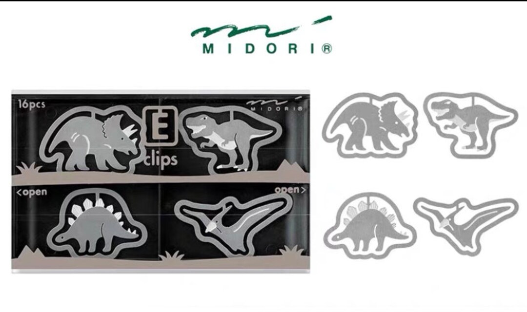 Midori E-clips , Animals , Dinosaurs, Transportations,paper Clips ...
