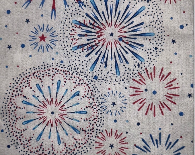Fireworks Paper Napkin USA - Etsy