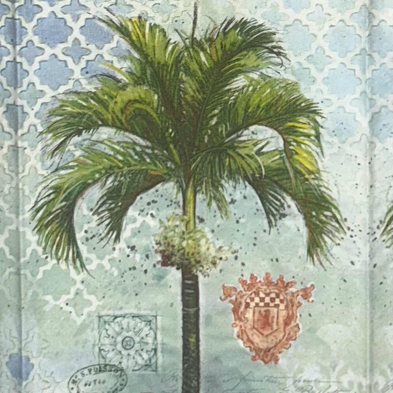 Palm Tree Napkin - Etsy
