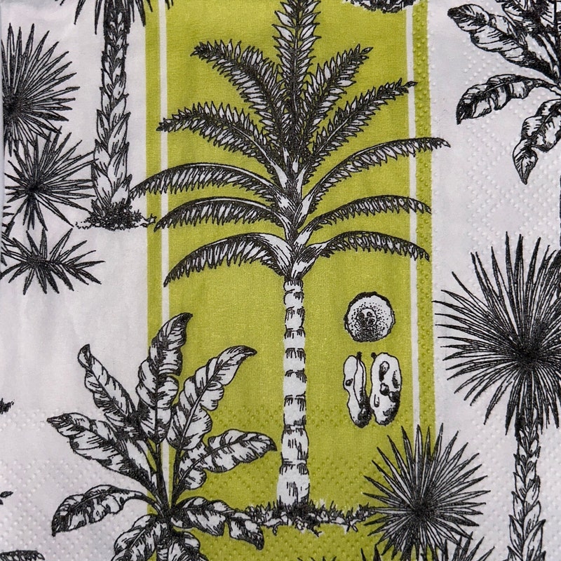 Palm Tree Napkin - Etsy