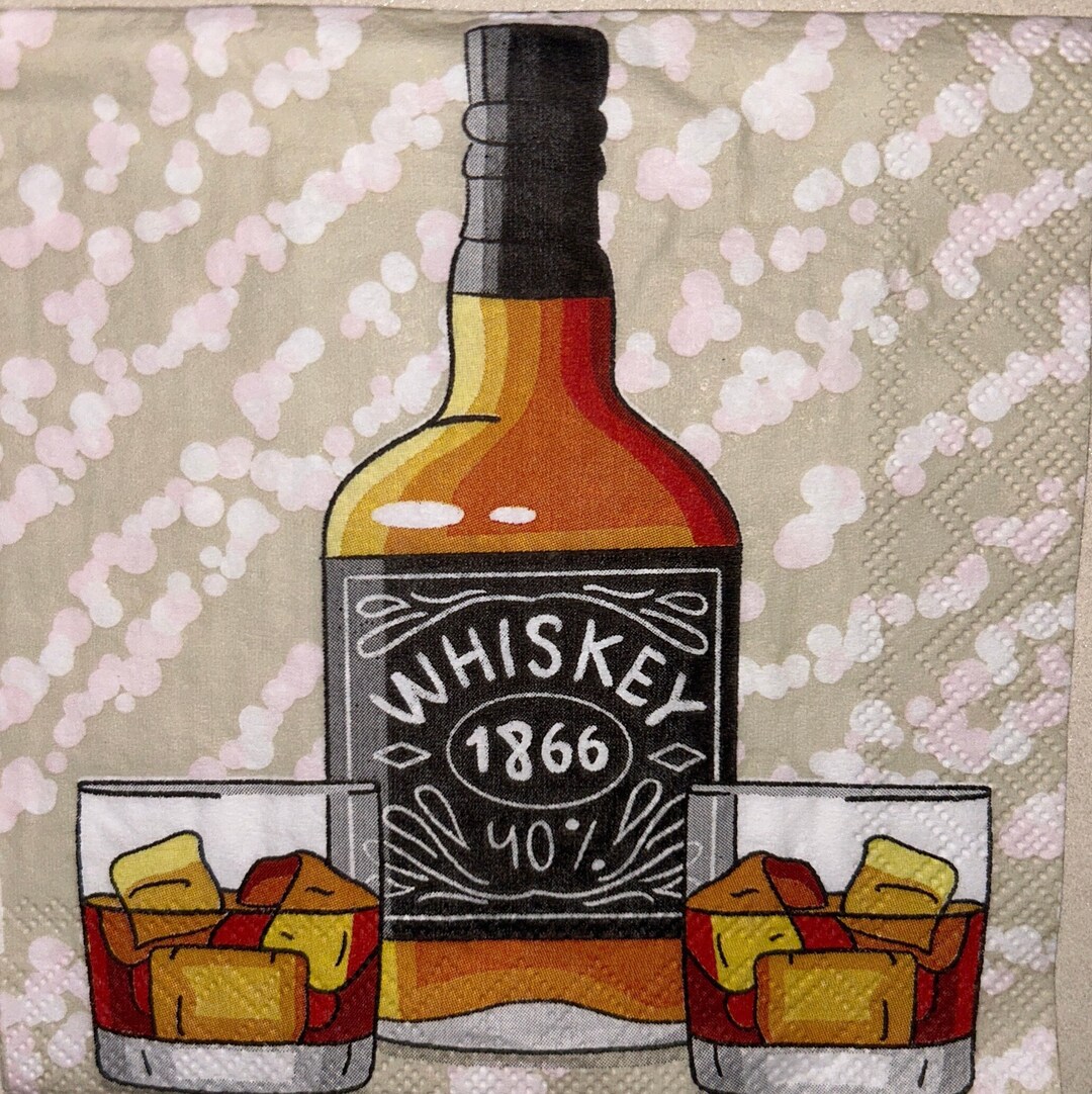 Whiskey Paper Napkins - Etsy