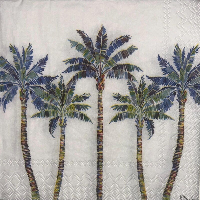 Palm Tree Napkin - Etsy