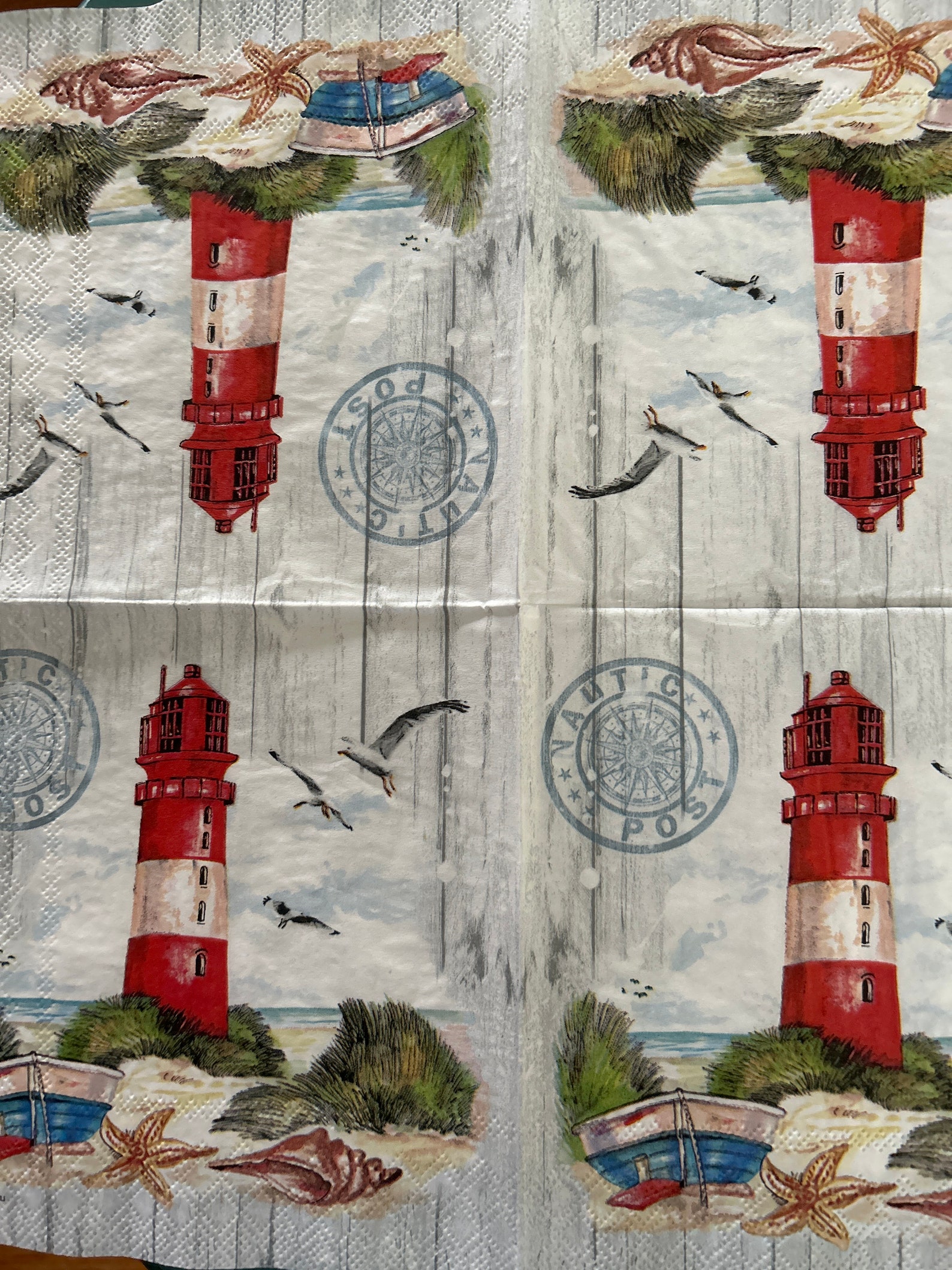 Lighthouse Paper Napkin - Etsy