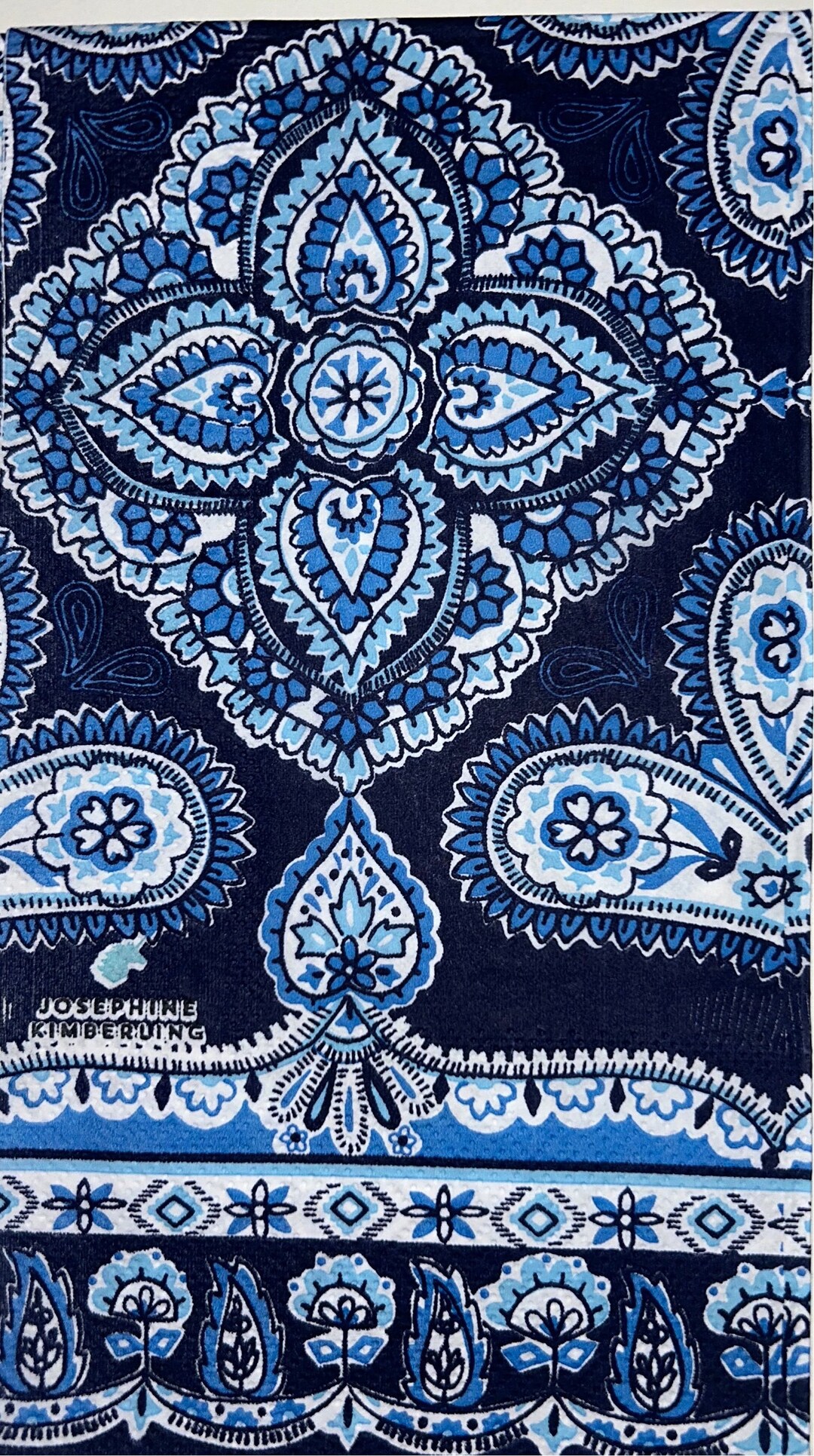 Blue Bandana Paper Napkins - Etsy