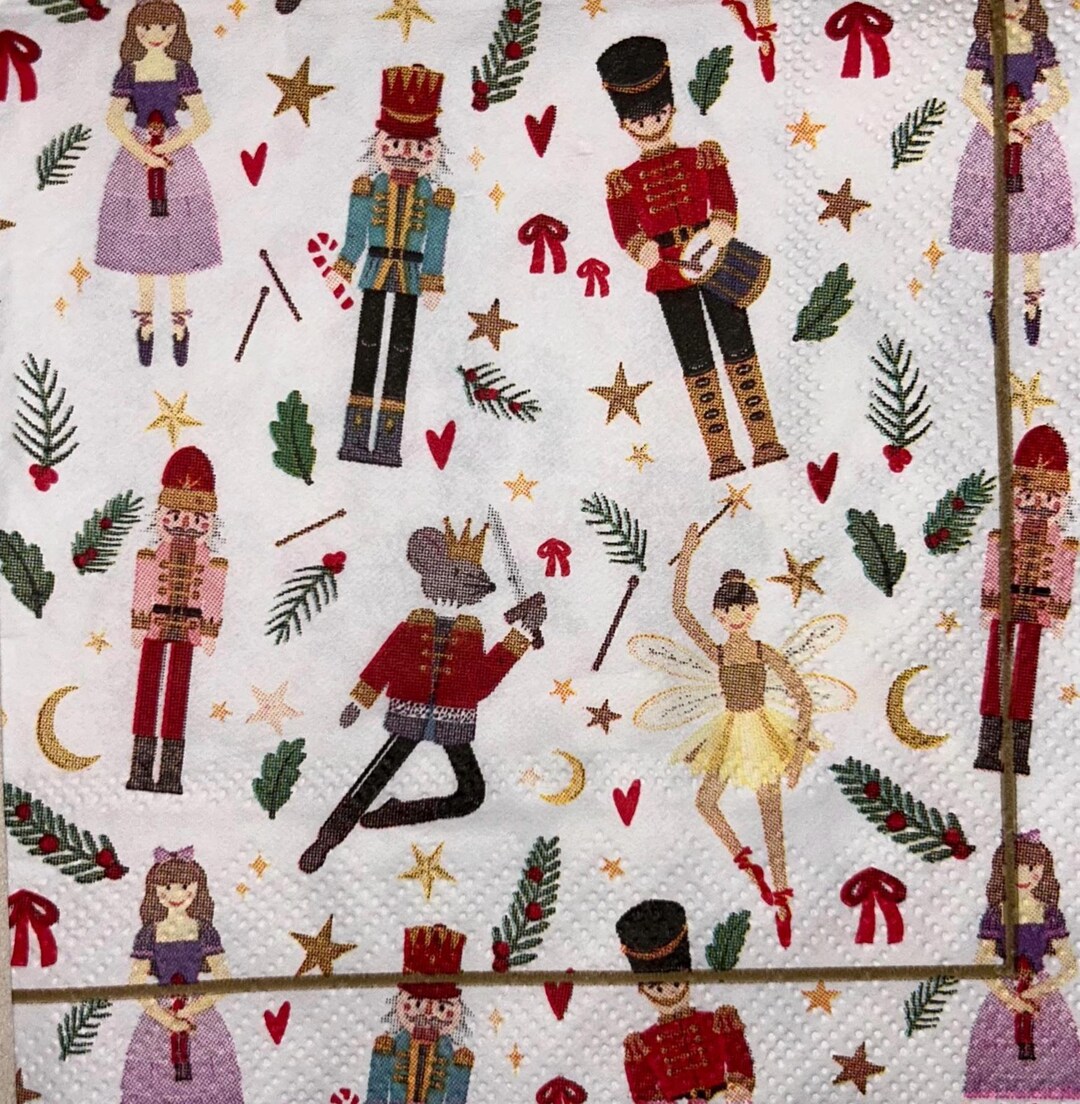 Nutcracker Characters Paper Napkin - Etsy