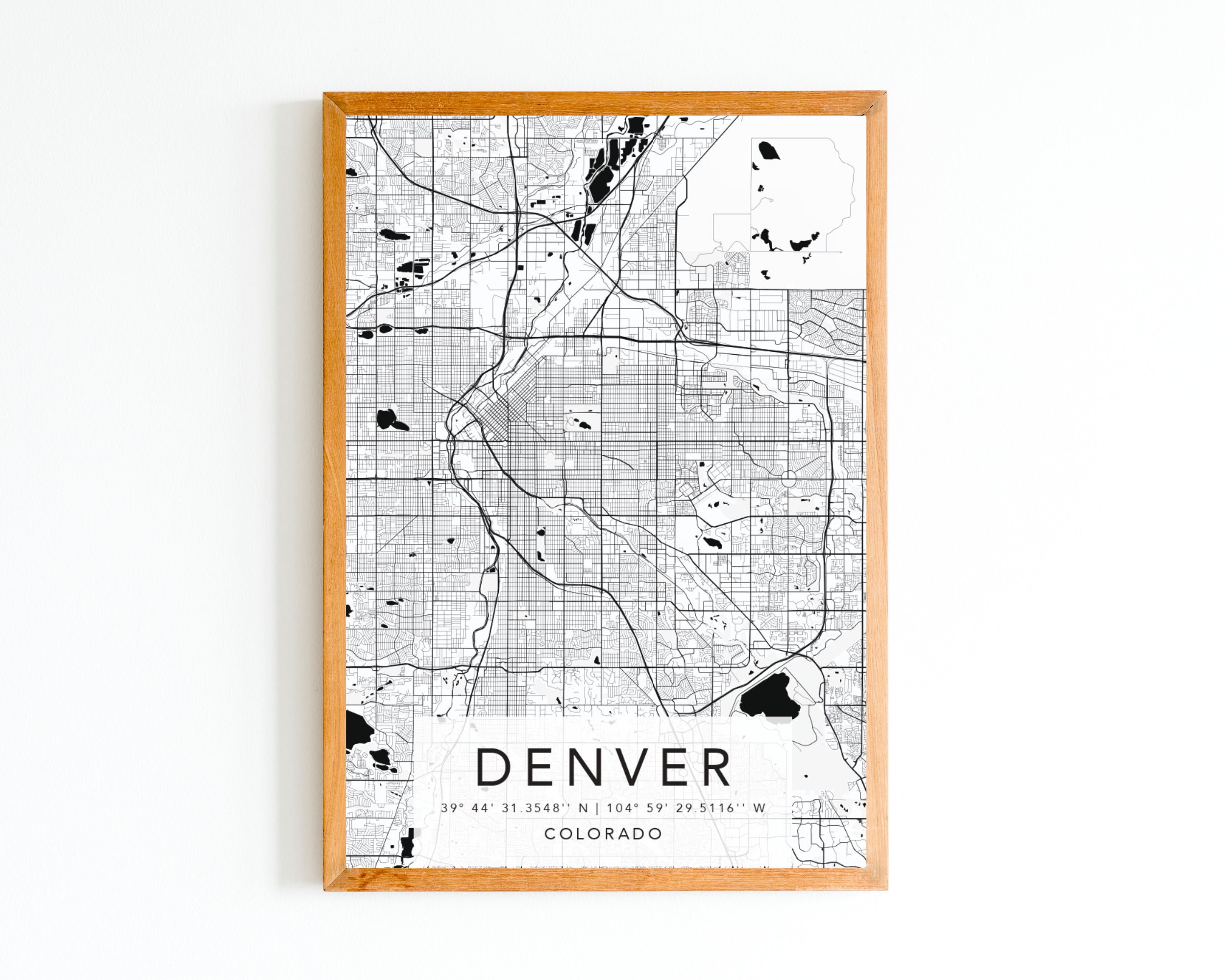 Personalized Map Poster USA Map Poster Black and White City Map Wall ...