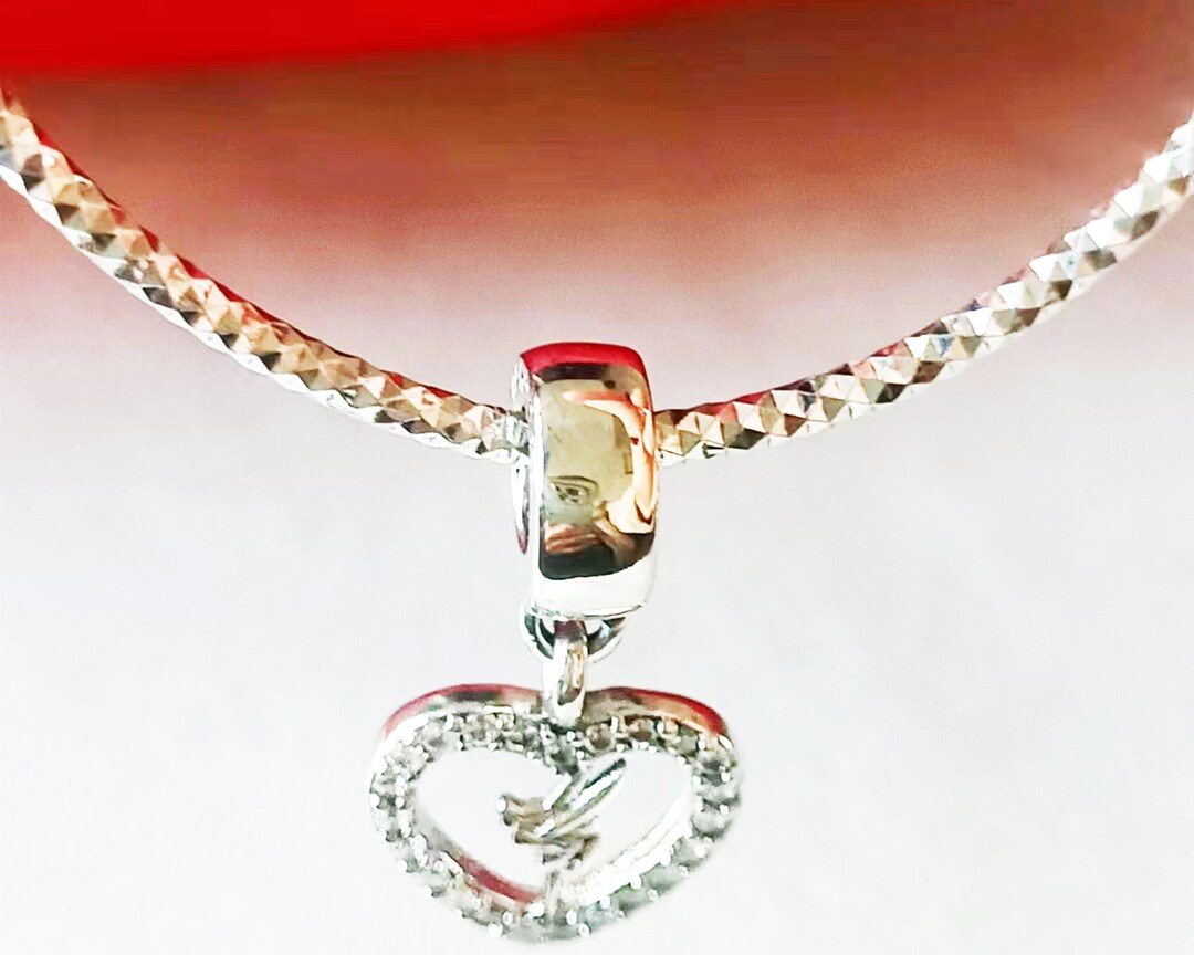 NEW Authentic Pandora Disney Peter Pan Tinkerbell Heart Dangle - Etsy