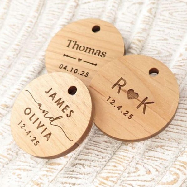 Rustic Wedding Tags - Etsy