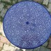 Hand-painted Blue Paisley Wooden Round Table: Artistic Elegance for ...