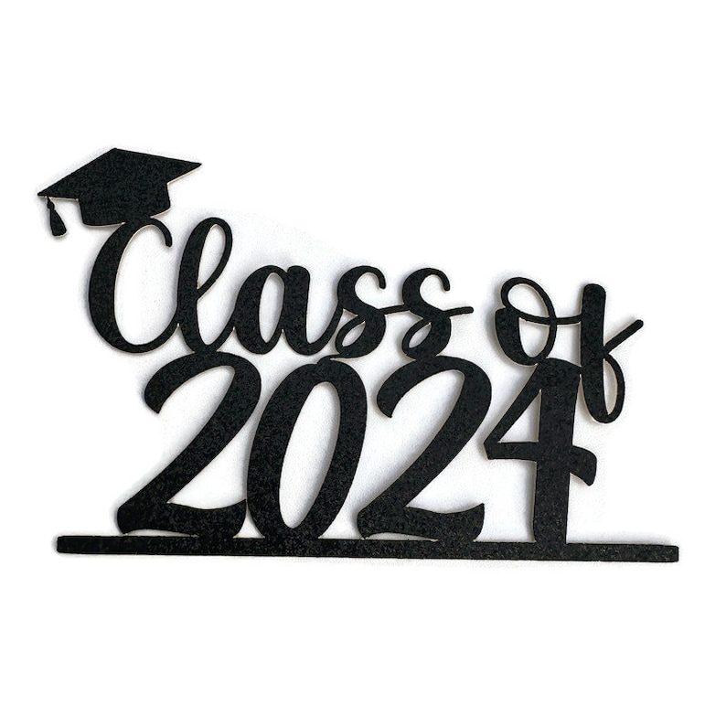 Graduation 2024 Cake Topper Graduation Cap Glitter Decoration 2024 Cake ...