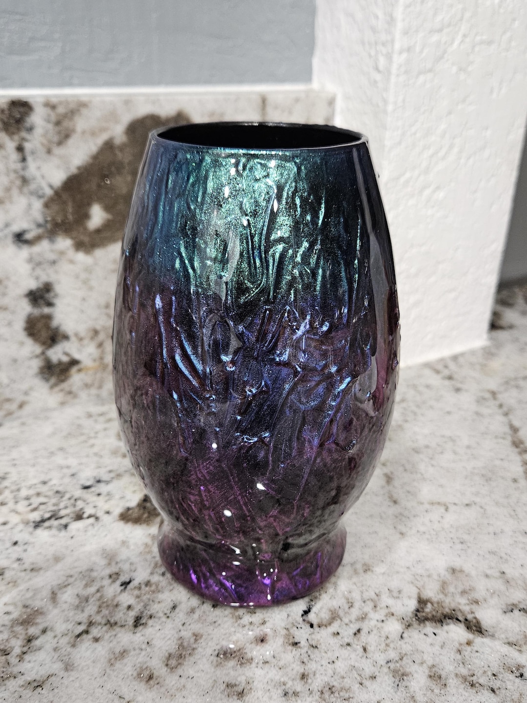 Epoxy Resin Glass Vase - Etsy