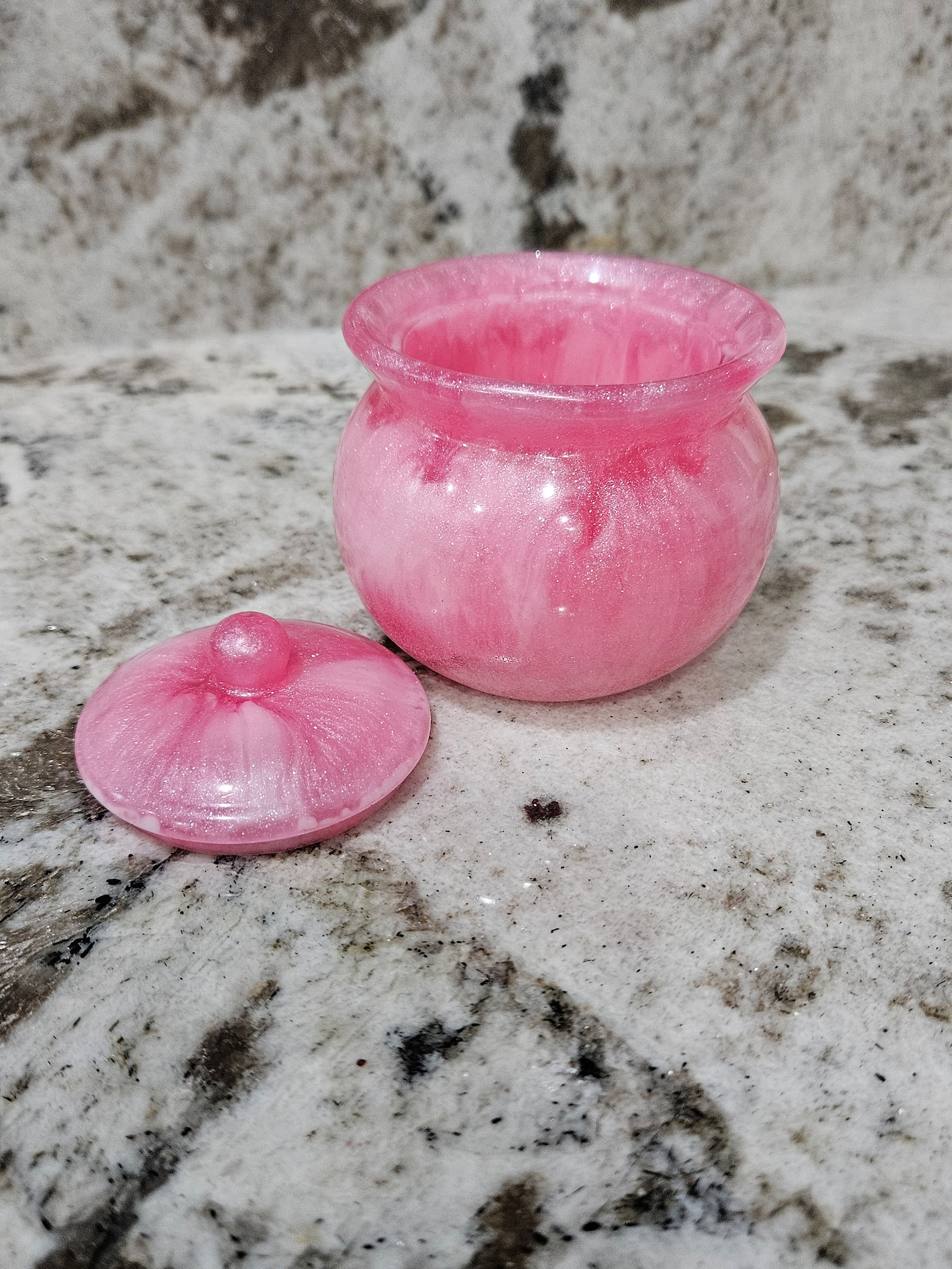 Epoxy Resin Pot With Lid - Etsy