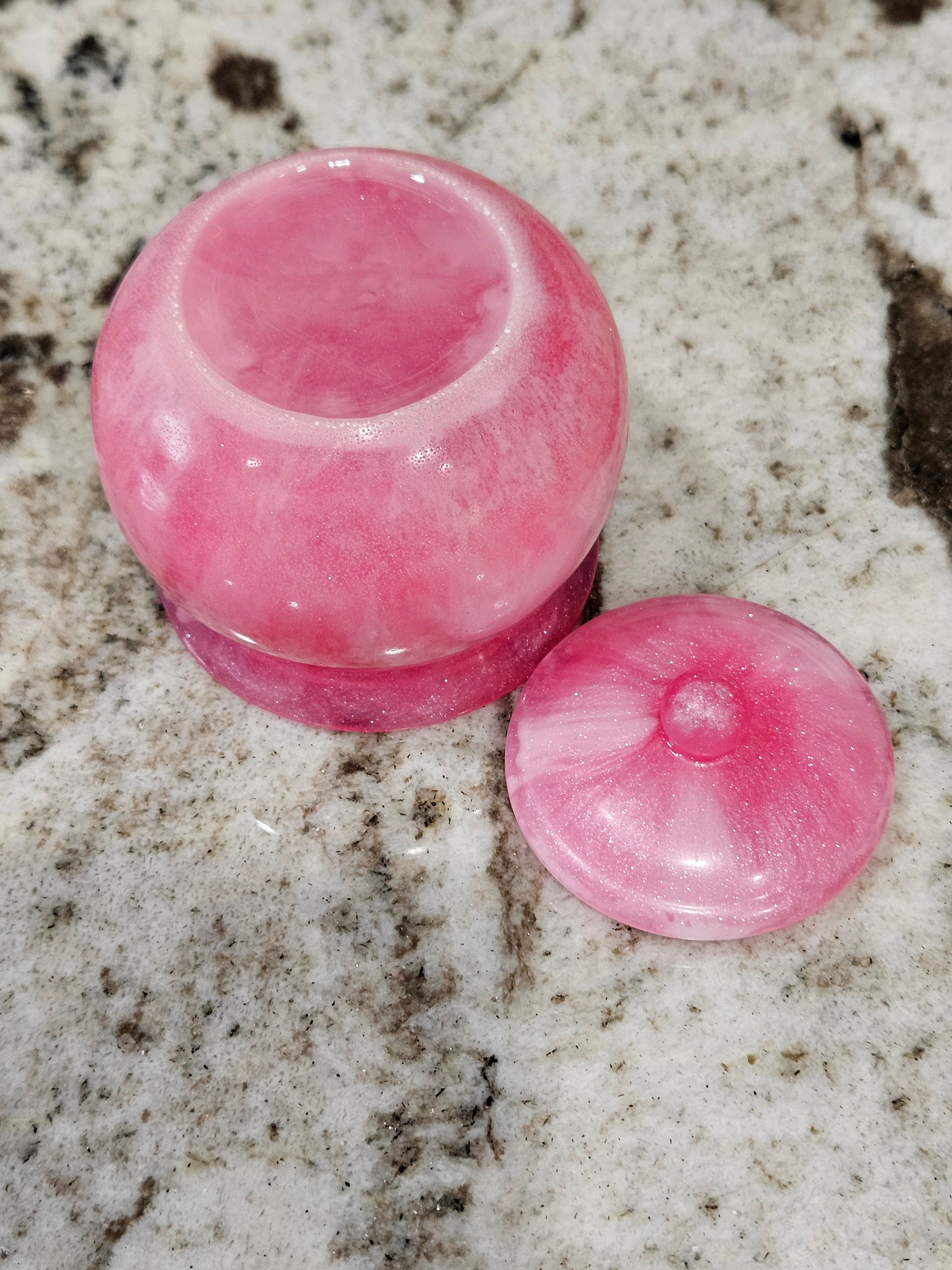 Epoxy Resin Pot With Lid - Etsy