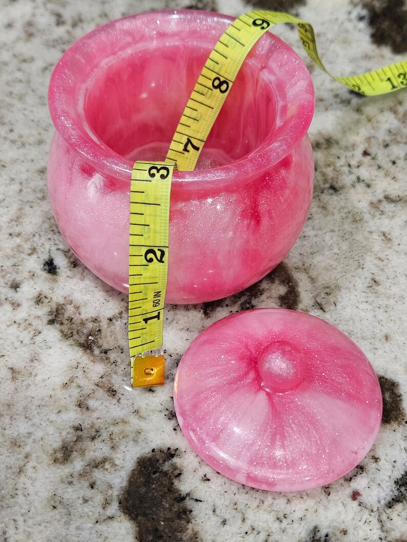 Epoxy Resin Pot With Lid - Etsy