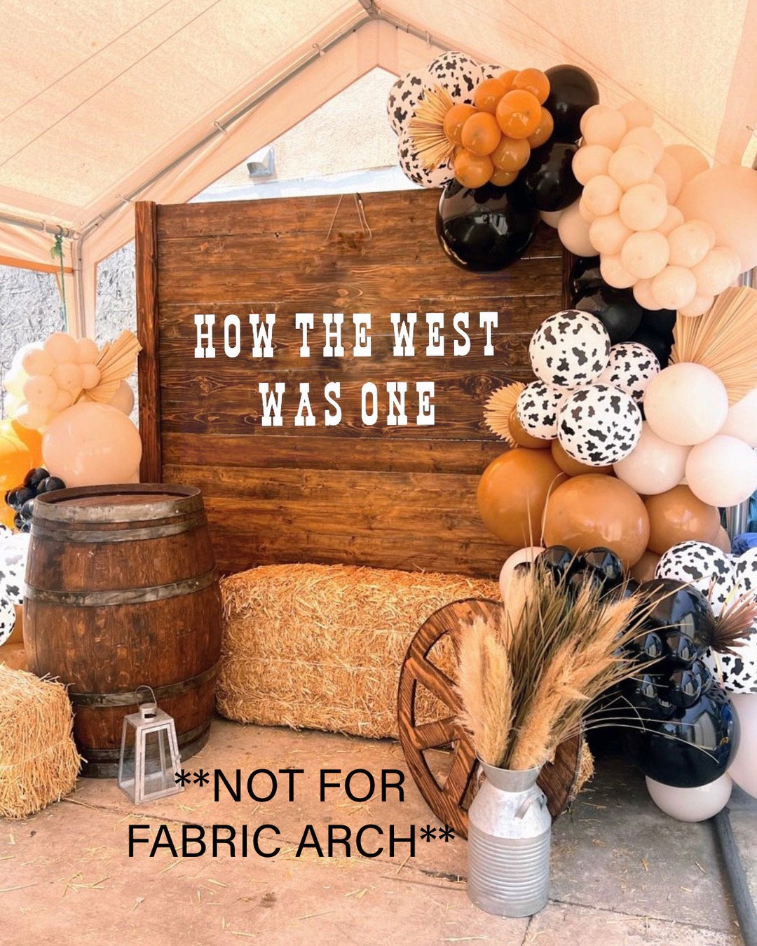 How the West Was One Birthday Sign, Happy Birthday Decal, Sign for ...