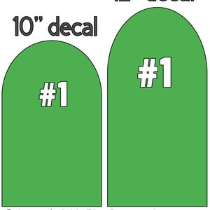 Number 1 Decal, First Birthday, Happy Birthday Decal, Sign for Balloon ...