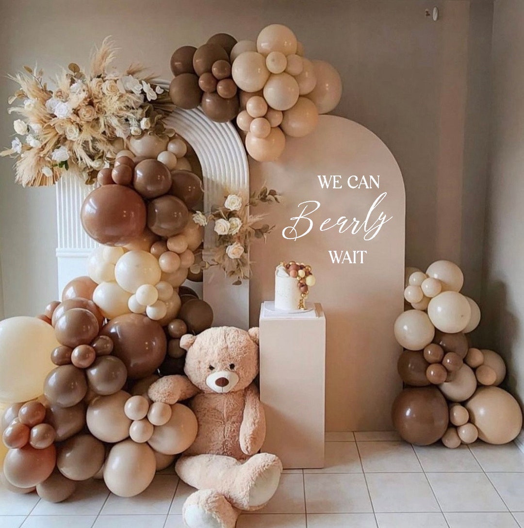 We Can Bearly Wait Baby Shower Sign, Baby Shower Decal, Sign for ...