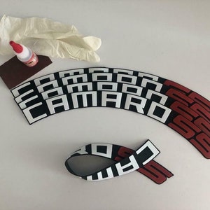 Permanent Camaro SS Tire Lettering Stickers 1.25 Letter - Etsy