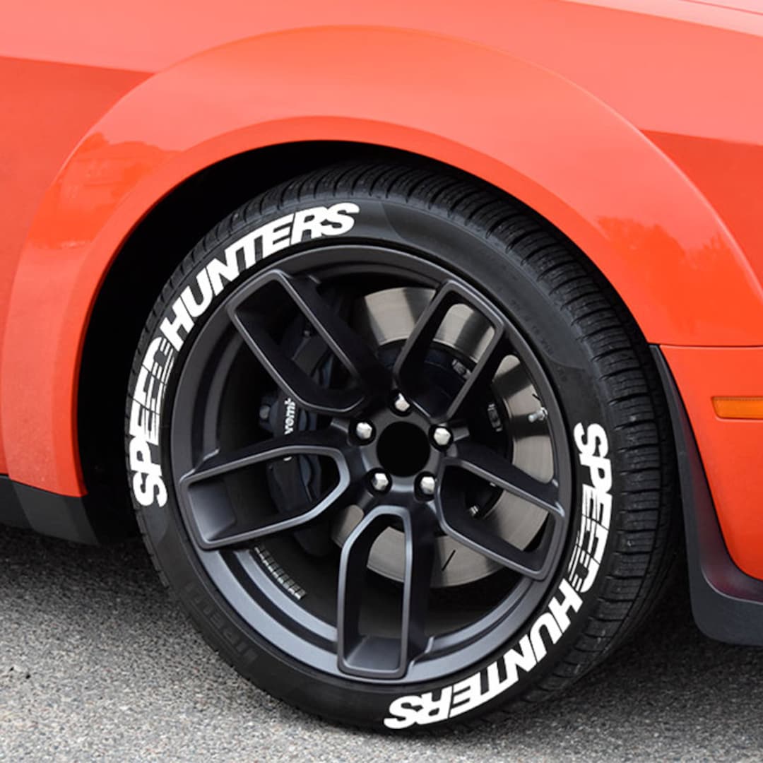 Permanent Speedhunters Tire Lettering Stickers 1.25 - Etsy