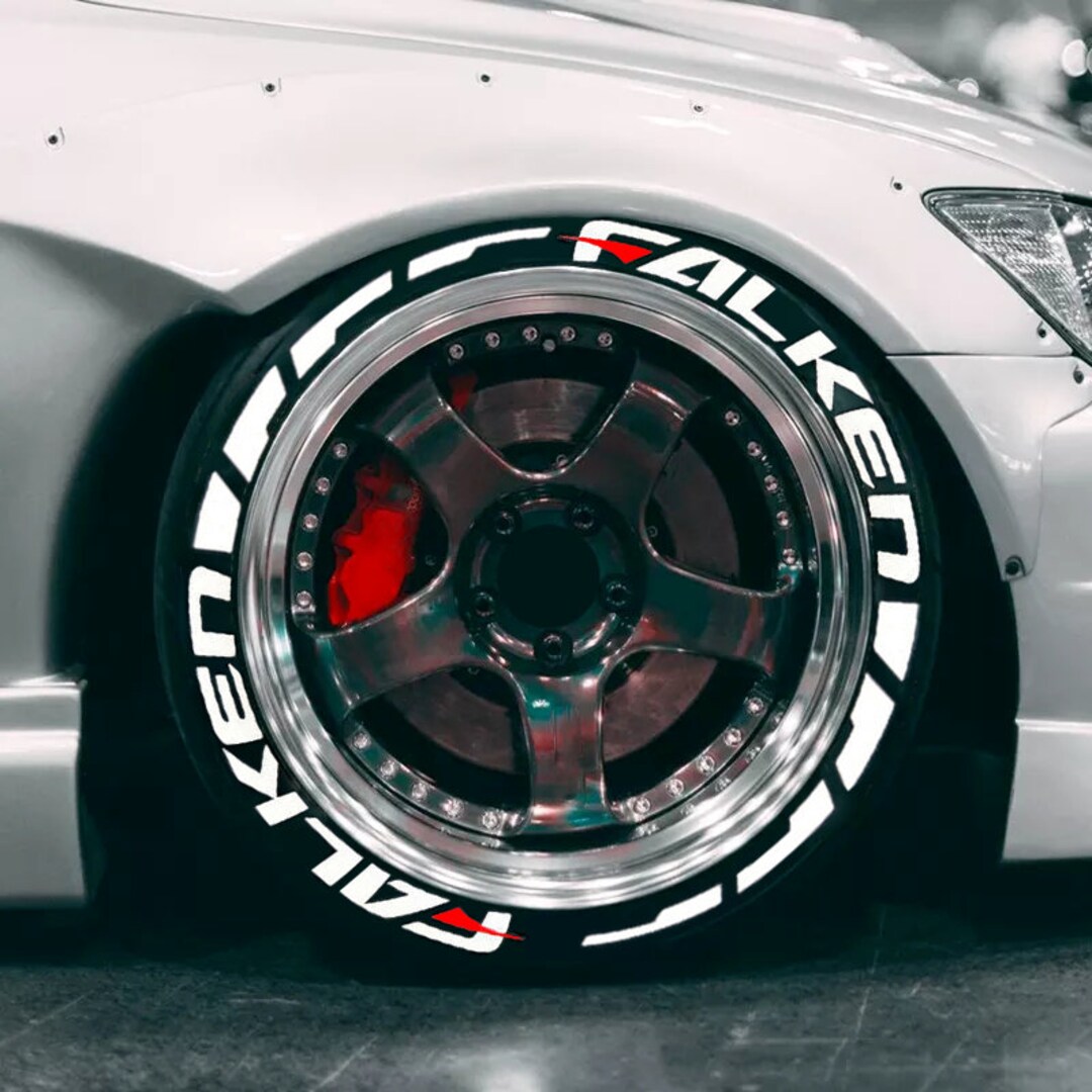 Permanent Falken Tire Lettering Stickers 1.25 Letter for 14 to 22 16 ...