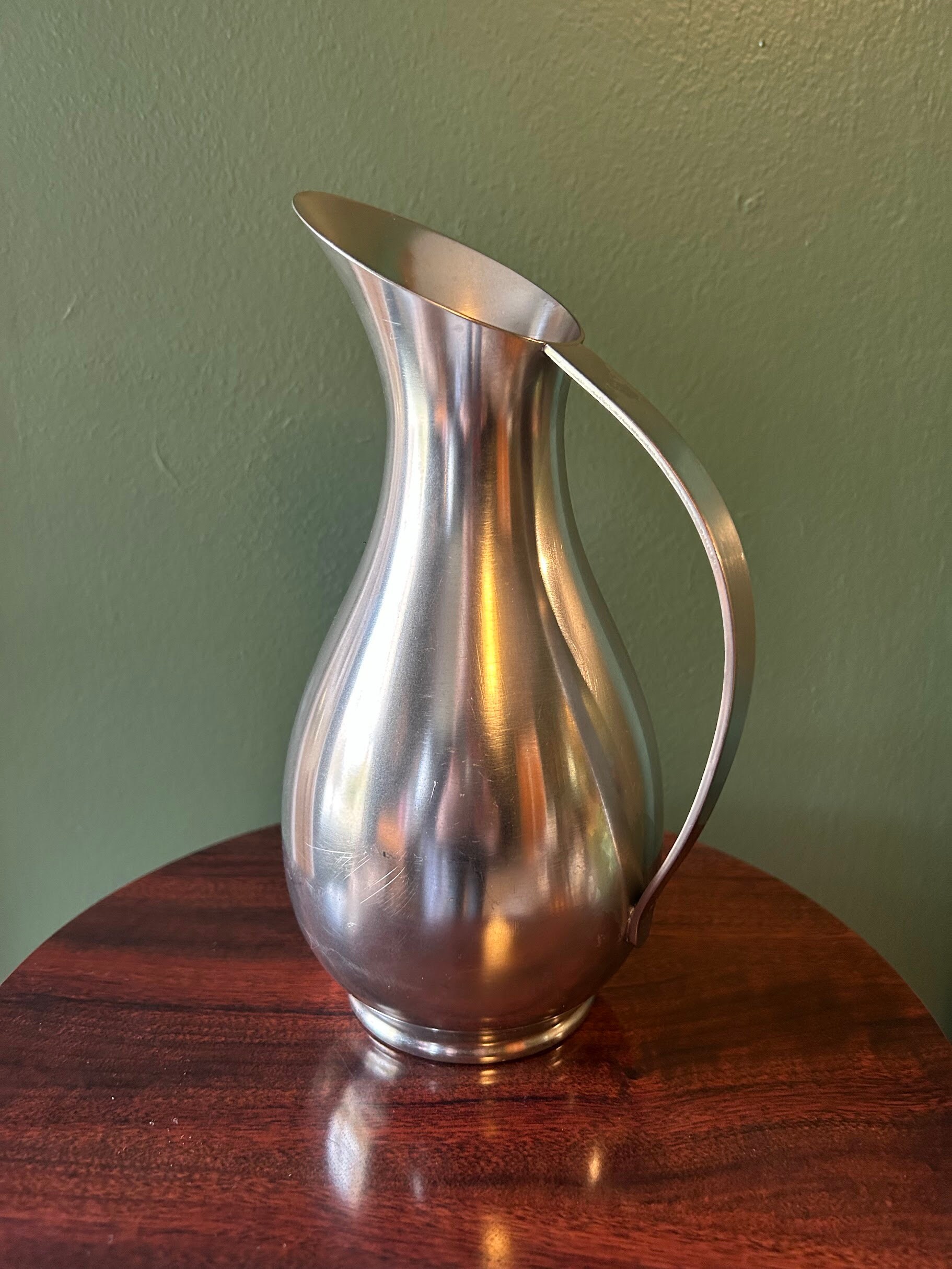 Vintage Pewter Rio Tiel Holland Pitcher - Etsy
