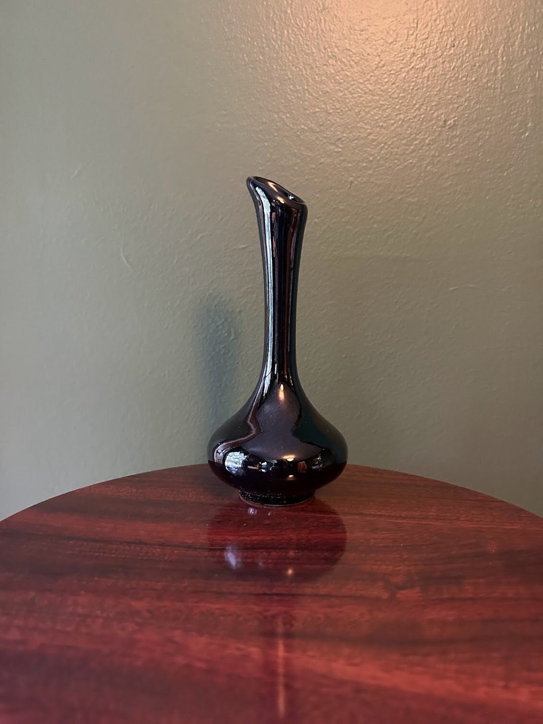 Van Briggle Signed Black Glazed Ceramic Bud Vase - Etsy