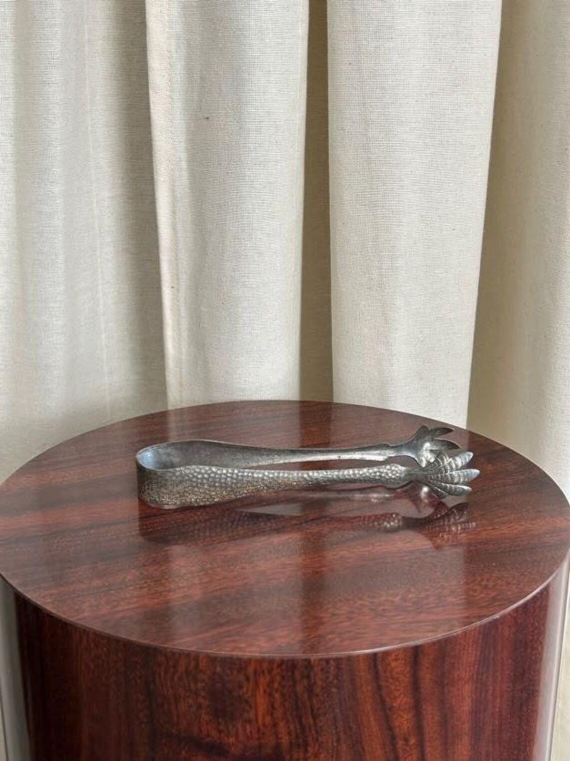 Vintage Mid Century Metal Claw Ice Tongs Barware Serving Utensil - Etsy