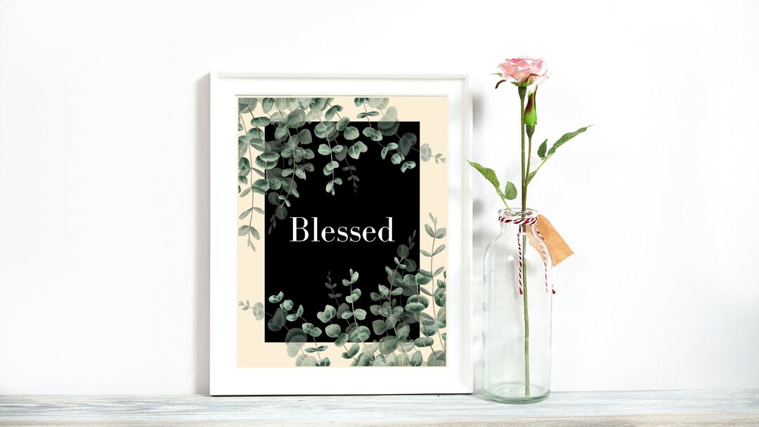 BLESSED | Christian Word Art | Home Decor | Christian Based Art ...