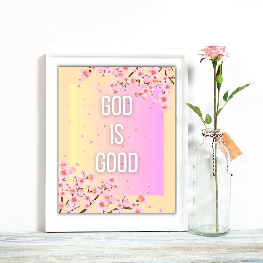 God is Good | Christian Word Art | Home Decor | Christian Based Art ...
