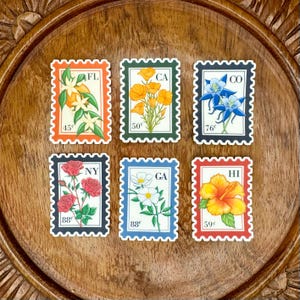 Florida Orange Blossom Stamp Sticker - Etsy