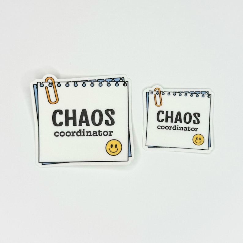 Chaos Coordinator Sticker - Etsy