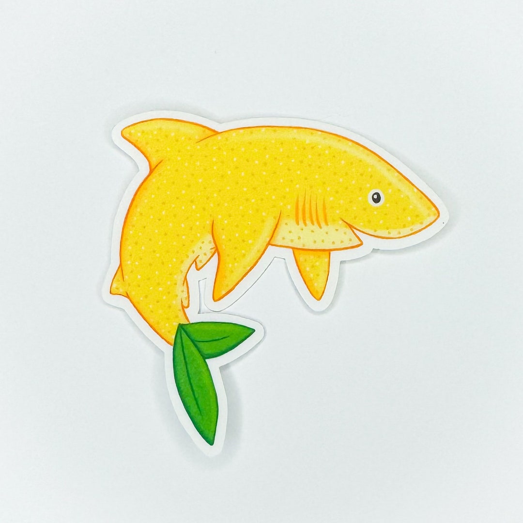 Lemon Shark Sticker - Etsy