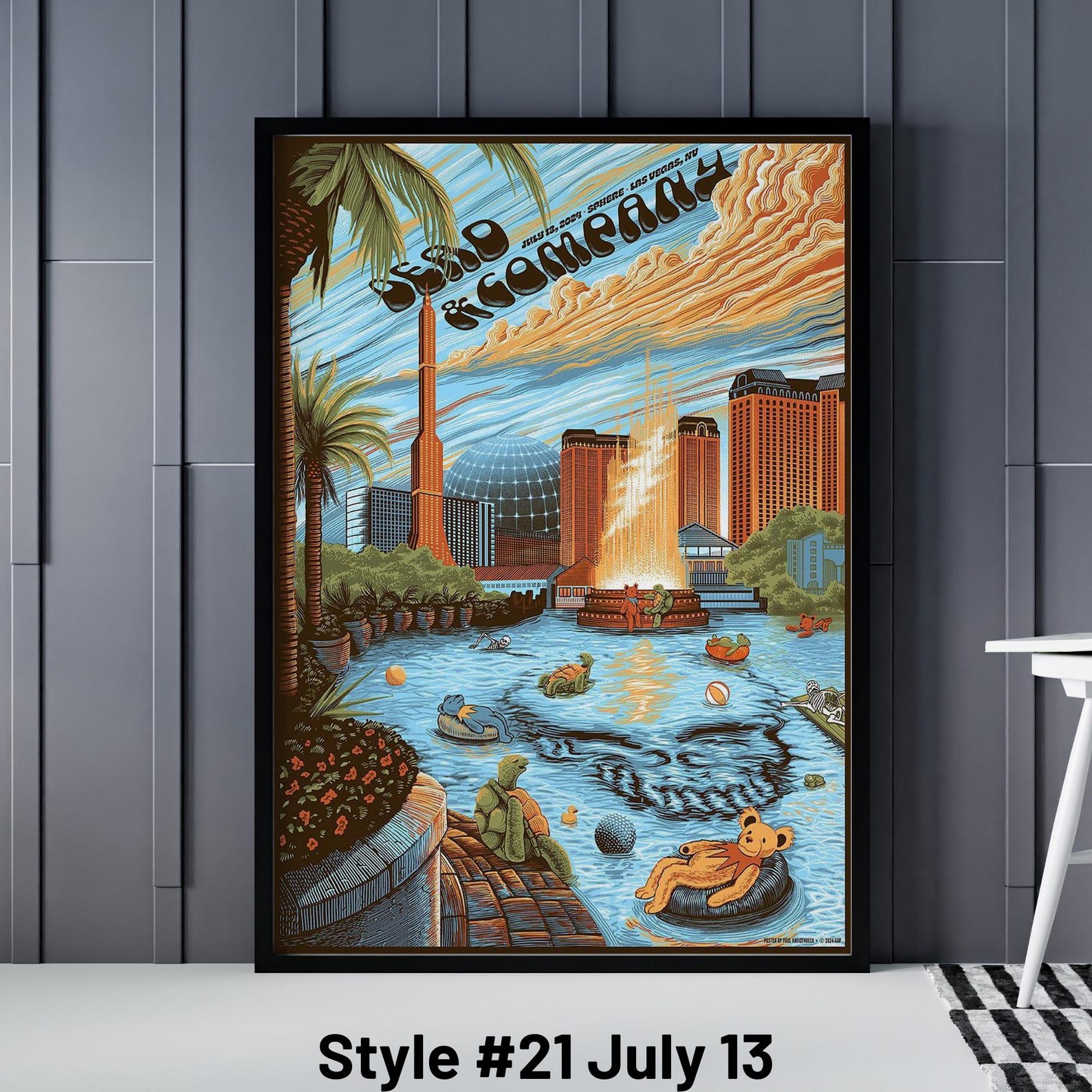 Dead and Company Sphere Posters Dead and Company Lasvegas Nevada Poster ...