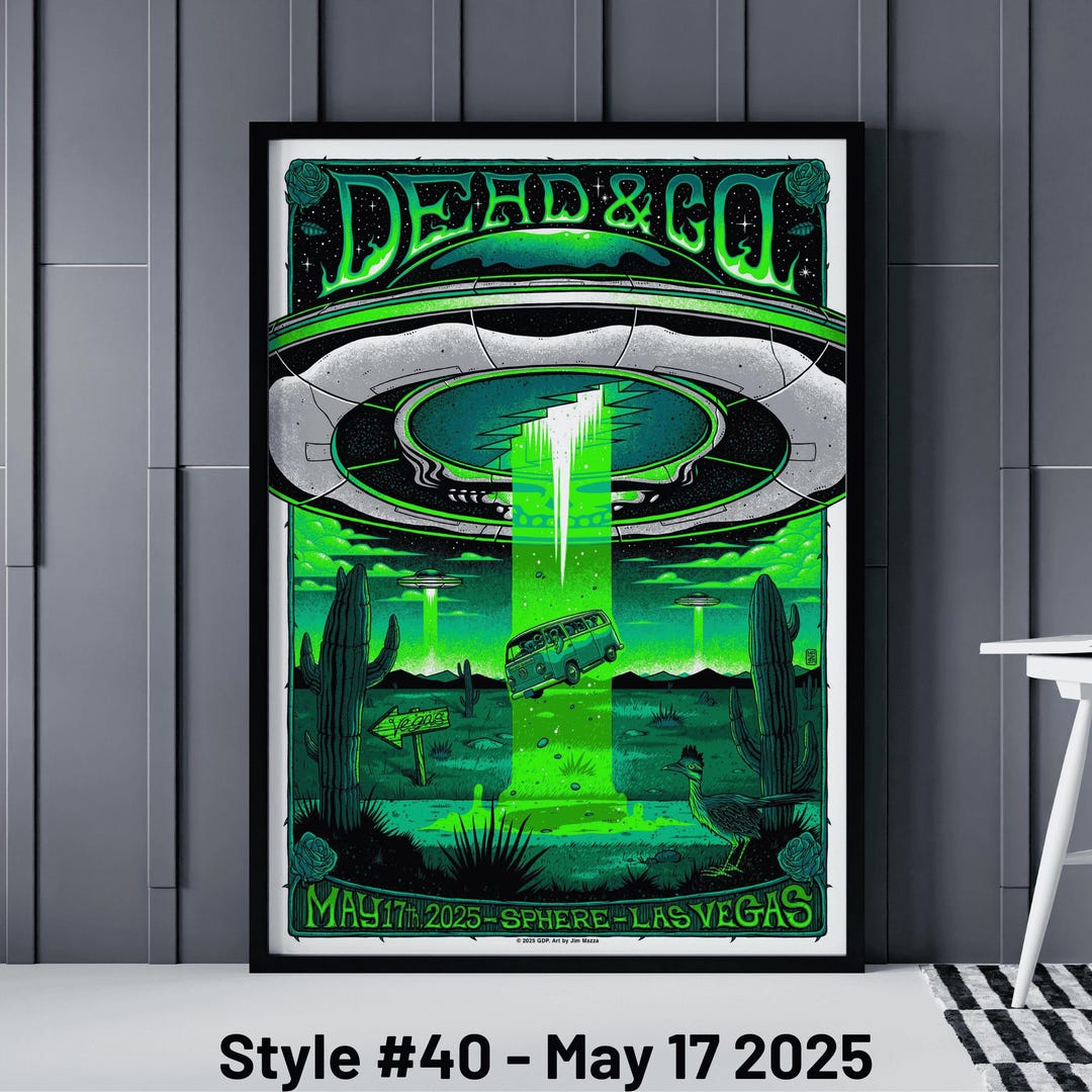 Dead and Company Sphere Posters - Dead and Company Lasvegas Nevada ...