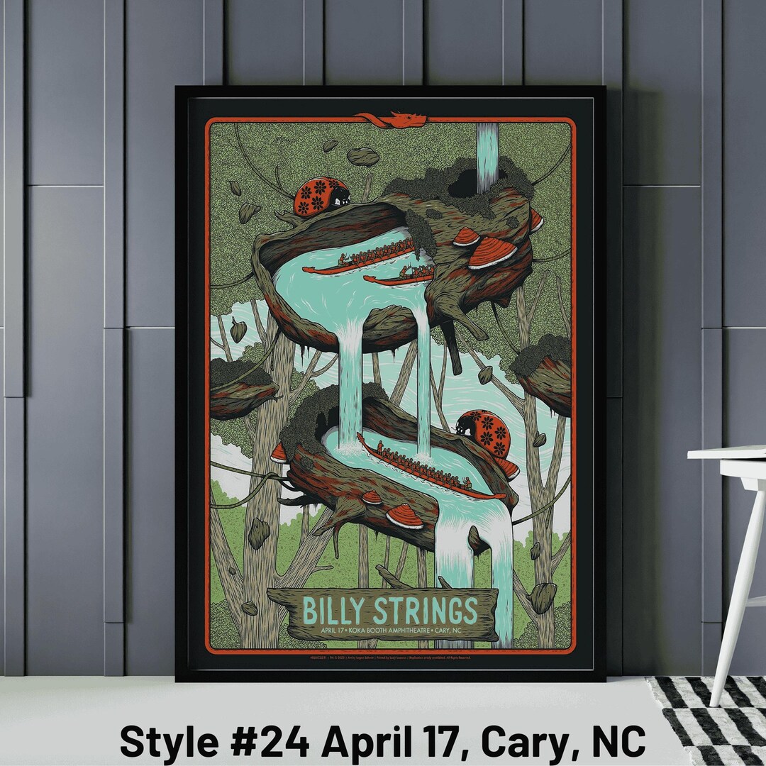 Billy Strings All Gig Posters - Billy Strings the Kia Forum Poster - Billy Strings Inglewood CA ...