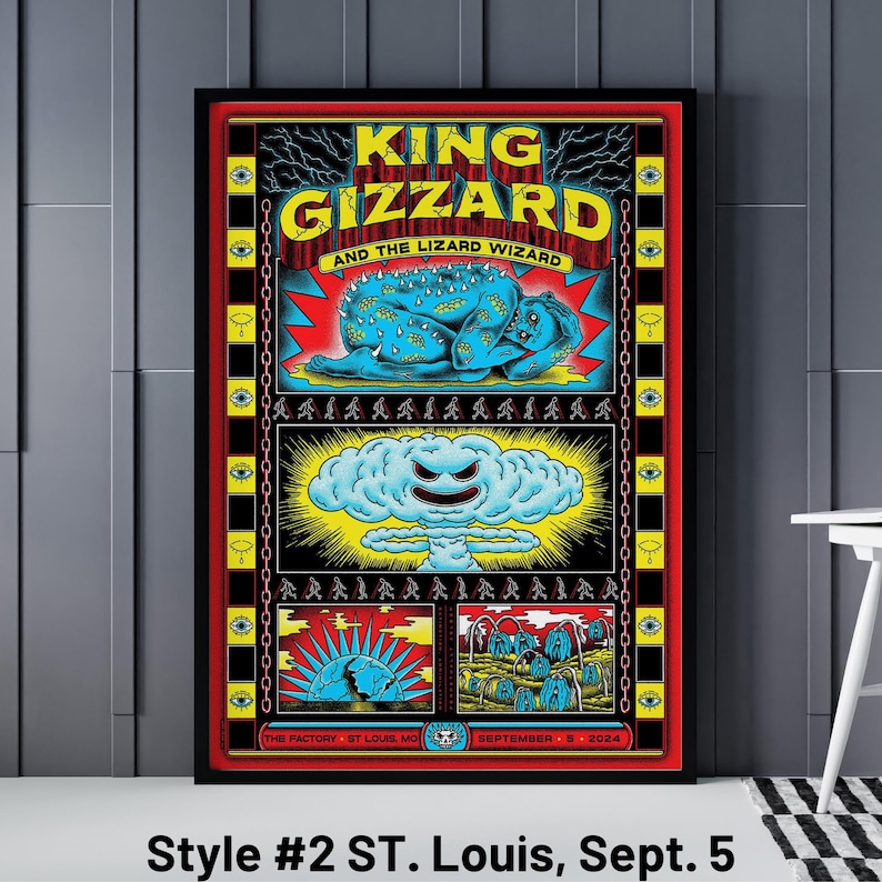 King Gizzard and the Lizard Wizard Posters - King Gizzard TD Pavilion ...