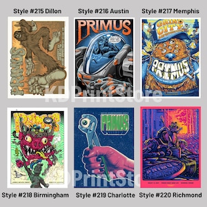 Primus All Gig Posters - Primus Colorado Springs Ford Amphitheater ...
