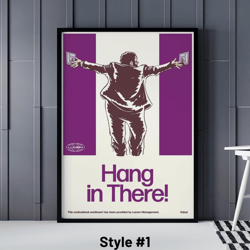 Severance Hang in There Poster - Etsy