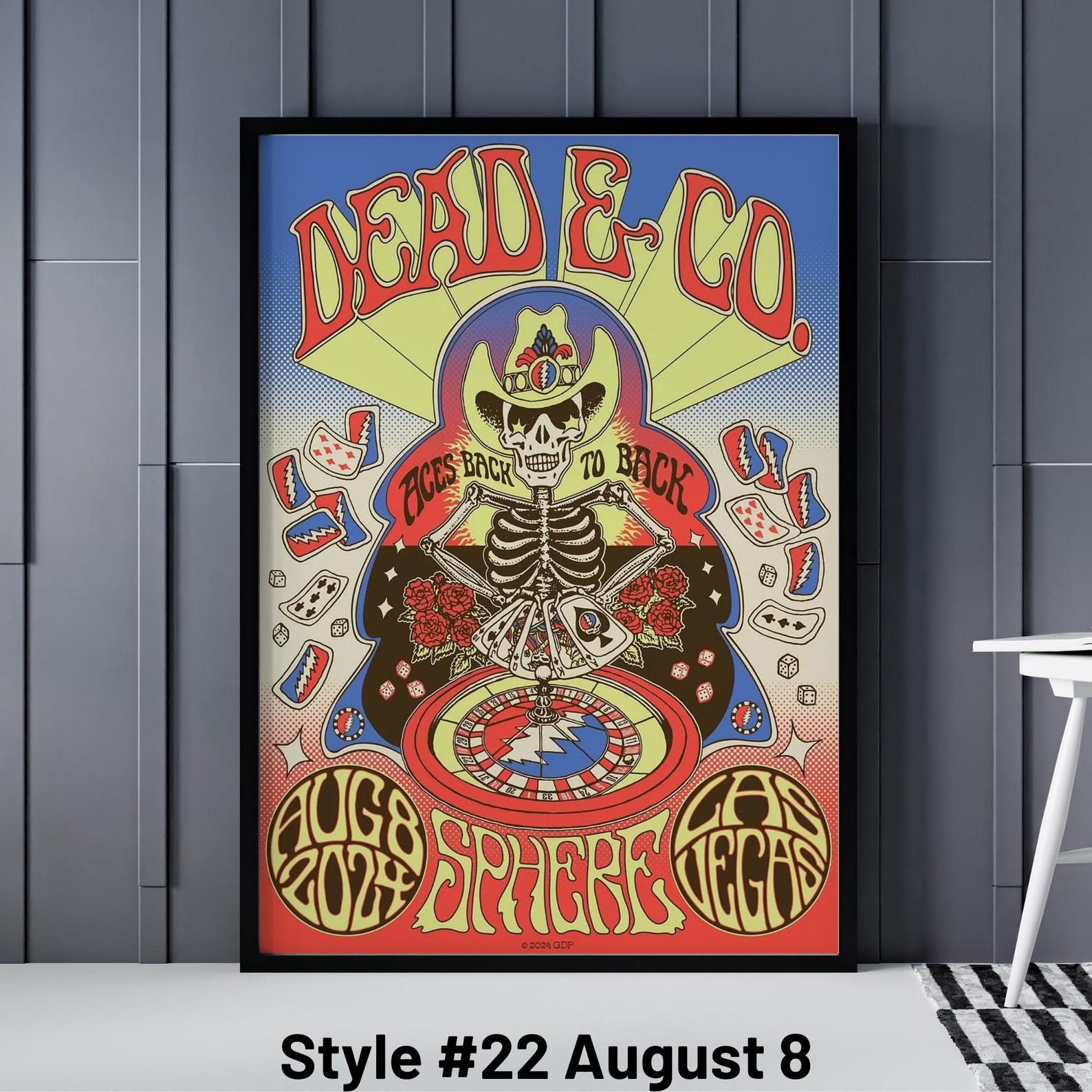 Dead and Company Sphere Posters Dead and Company Lasvegas Nevada Poster ...