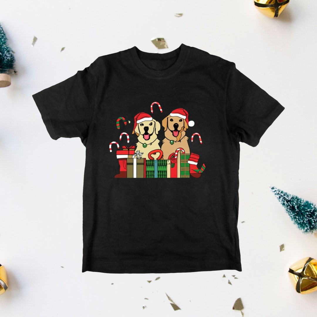 Merry Dogmas Golden Retriever Shirt Festive Gift for Dog Lovers - Etsy